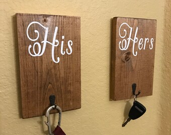 Rustic key holder | Etsy