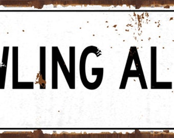 Bowling alley sign | Etsy