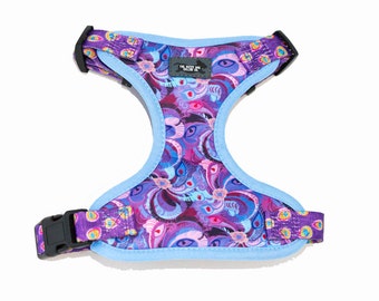 Purple dog harness | Etsy
