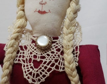 Muslin rag doll | Etsy