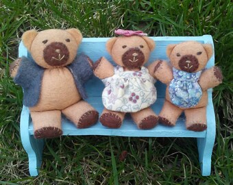 Teddy bear family | Etsy