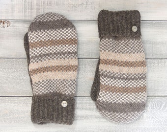 Warm and cozy handmade mittens by SugarCreekMittens on Etsy