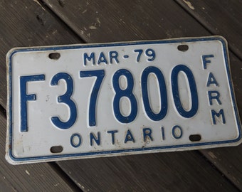 Farm license plate | Etsy