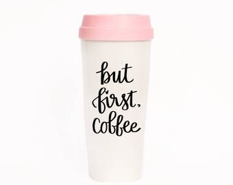 Coffee travel mug | Etsy