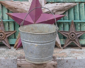 Galvanized buckets | Etsy
