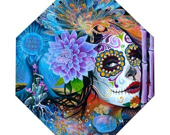 Day of the dead art | Etsy