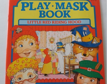 Red hood mask | Etsy