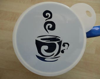 Coffee mug stencils | Etsy