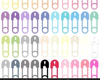 Diaper pin clip art | Etsy