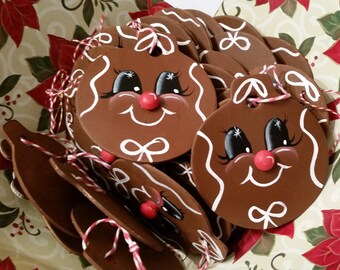 Gingerbread face | Etsy