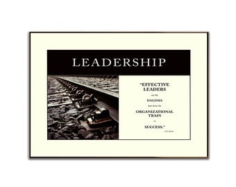 Leadership poster | Etsy
