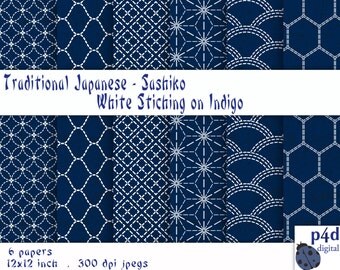 Sashiko pattern | Etsy