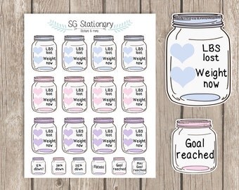 Weight loss jars | Etsy