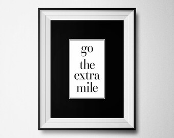 Go the extra mile | Etsy