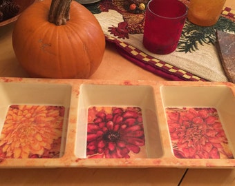 Divided dinner plate | Etsy