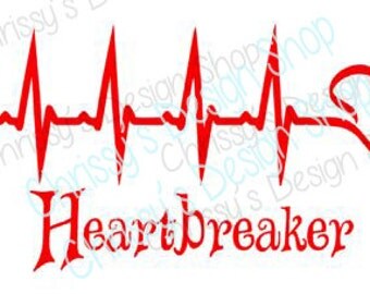 Heartbeat svg | Etsy