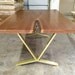 V-Shaped Dining Table Legs Industrial Legs Set of 2 Steel