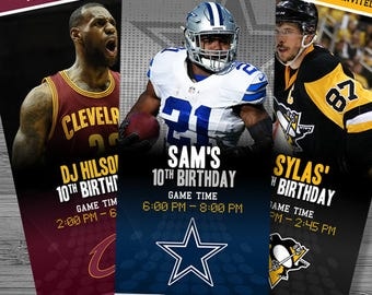 Nfl invitations | Etsy