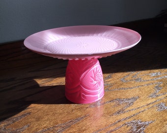 Pink cake stand | Etsy