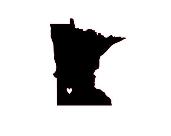 Minnesota wall decal | Etsy