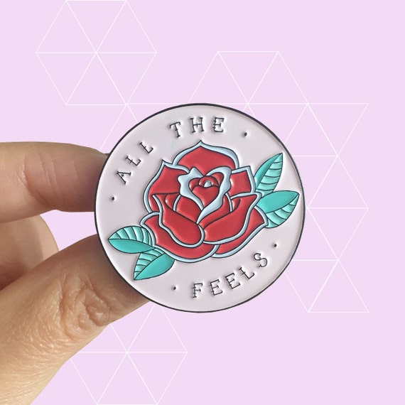 All The Feels Soft Enamel Pin Proceeds Support Female All The Feels Soft Enamel Pin Proceeds Support Female