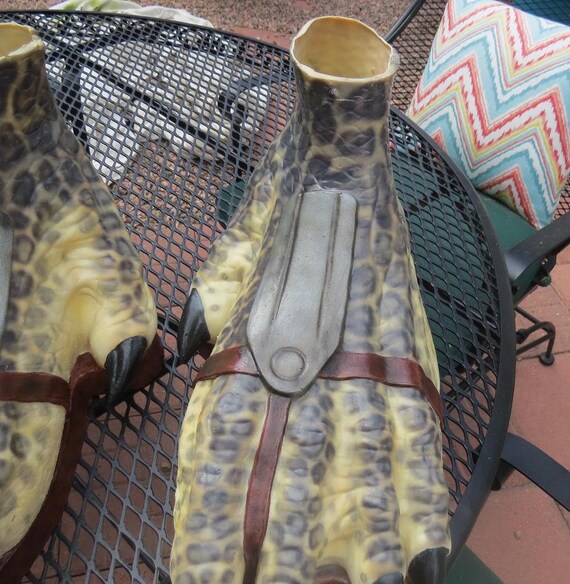 Monster Alien Feet Painted Wearable Costume Piece
