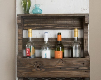 Wooden wine crate | Etsy