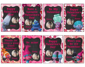 Troll valentine card | Etsy