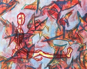 Abstract human body | Etsy