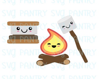 Smores svg | Etsy
