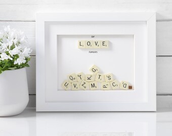 Scrabble frame | Etsy