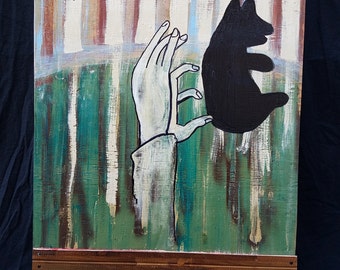 Unique shadow puppet related items | Etsy