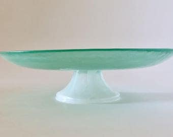 Turquoise cake stand | Etsy