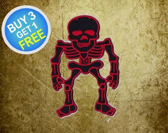 Skeleton patch | Etsy