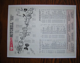 Mitchell reel | Etsy