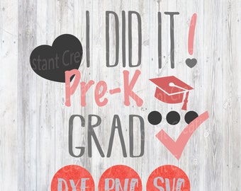 Grad silhouette | Etsy