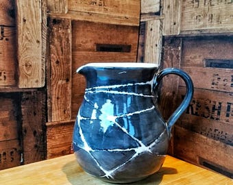 Hand painted pitcher | Etsy