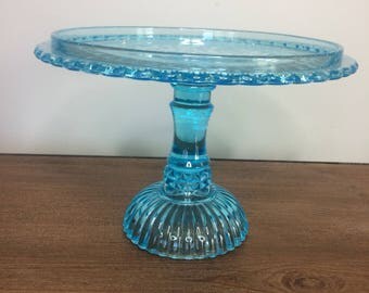 Blue cake stand | Etsy