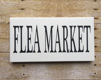 Flea market sign | Etsy