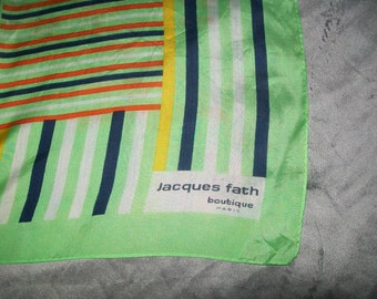 Jacques fath scarf | Etsy