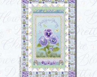 Pansy quilt pattern | Etsy