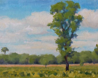 Single tree painting | Etsy