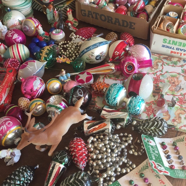 Vintage Christmas Antiques & Craft Supplies by efinegifts on Etsy