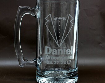 Etched beer mugs | Etsy