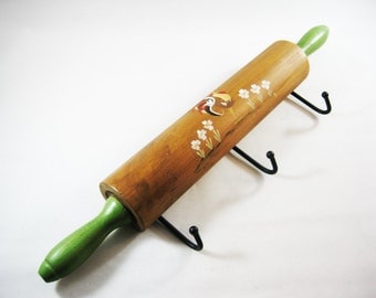 Rolling pin hanger | Etsy
