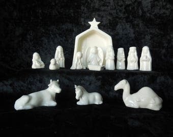 Ceramic nativity set | Etsy
