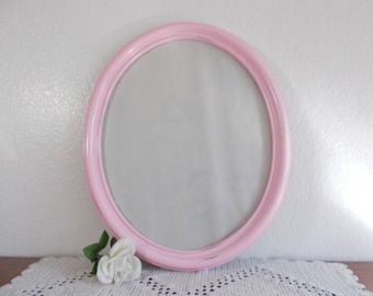 Pink oval frame | Etsy