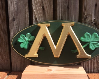 Initial plaque | Etsy