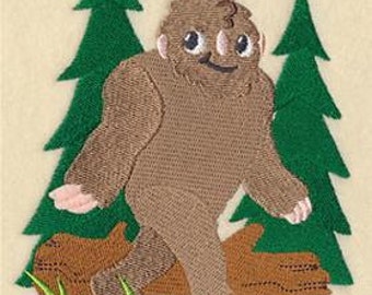 Sasquatch embroidery | Etsy