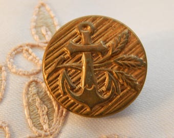 Brass anchor buttons | Etsy